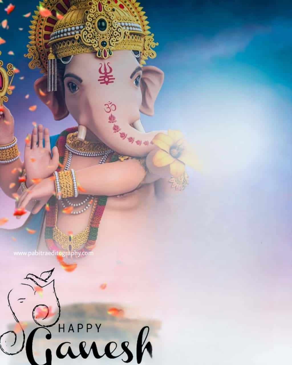 Ganesh Chaturthi CB Background for Editing- PABITRA EDITOGRAPHY
