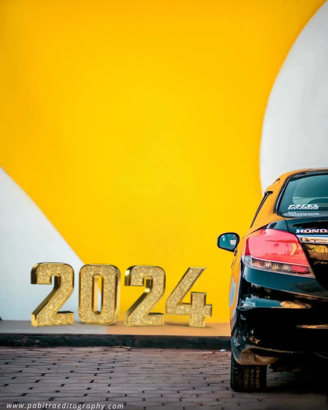 Happy New Year 2024 Photo Editing Background - PABITRA EDITOGRAPHY