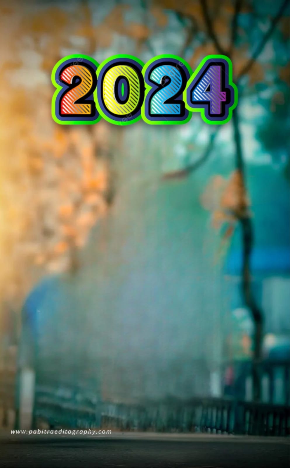 Happy New Year 2024 Photo Editing Background - PABITRA EDITOGRAPHY