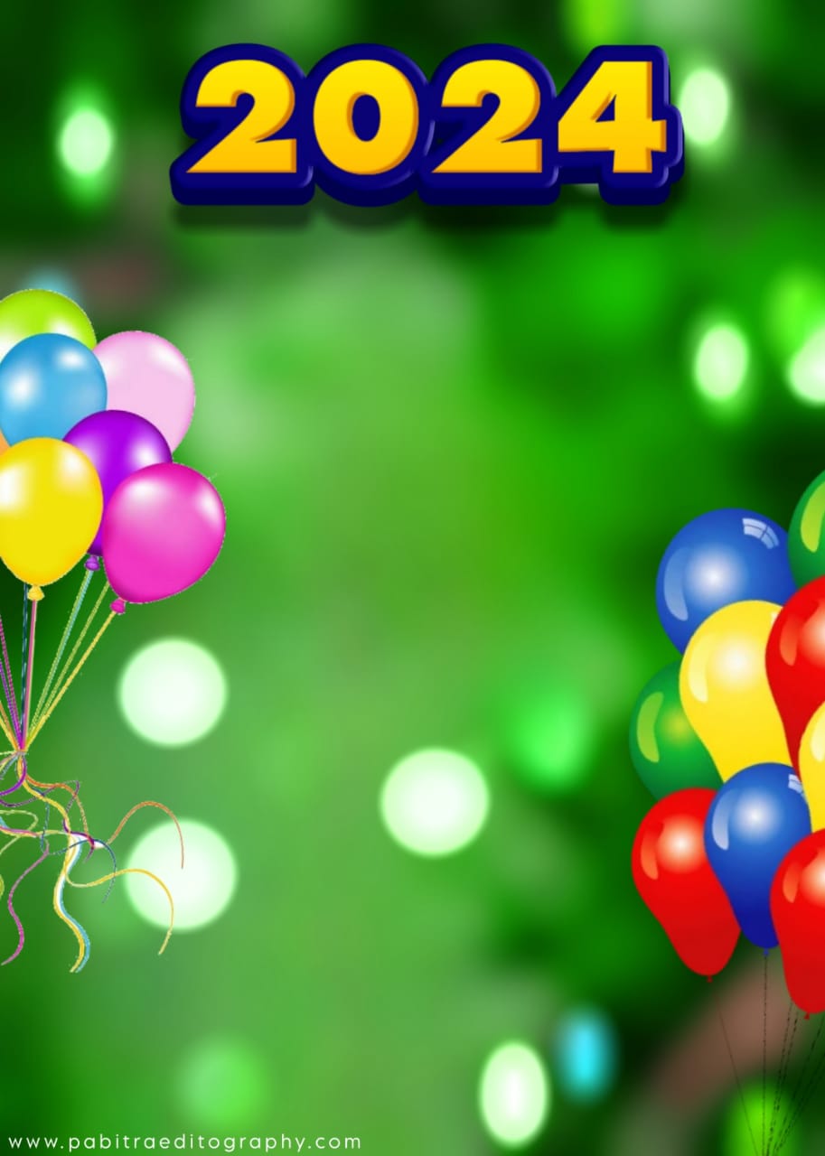 Happy New Year 2024 Photo Editing Background - PABITRA EDITOGRAPHY